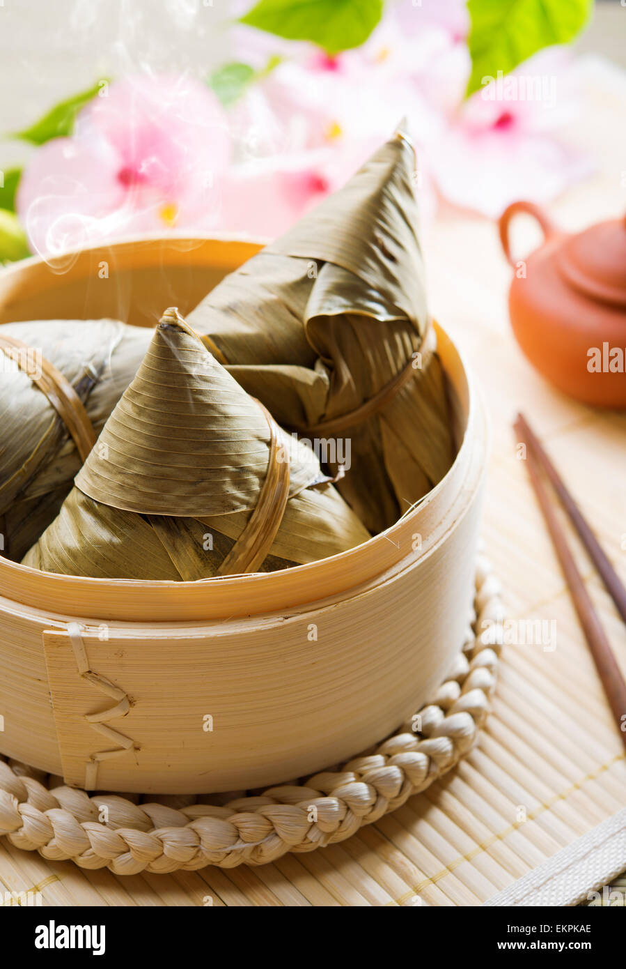 Chinese food rice dumpling Stock Photo - Alamy