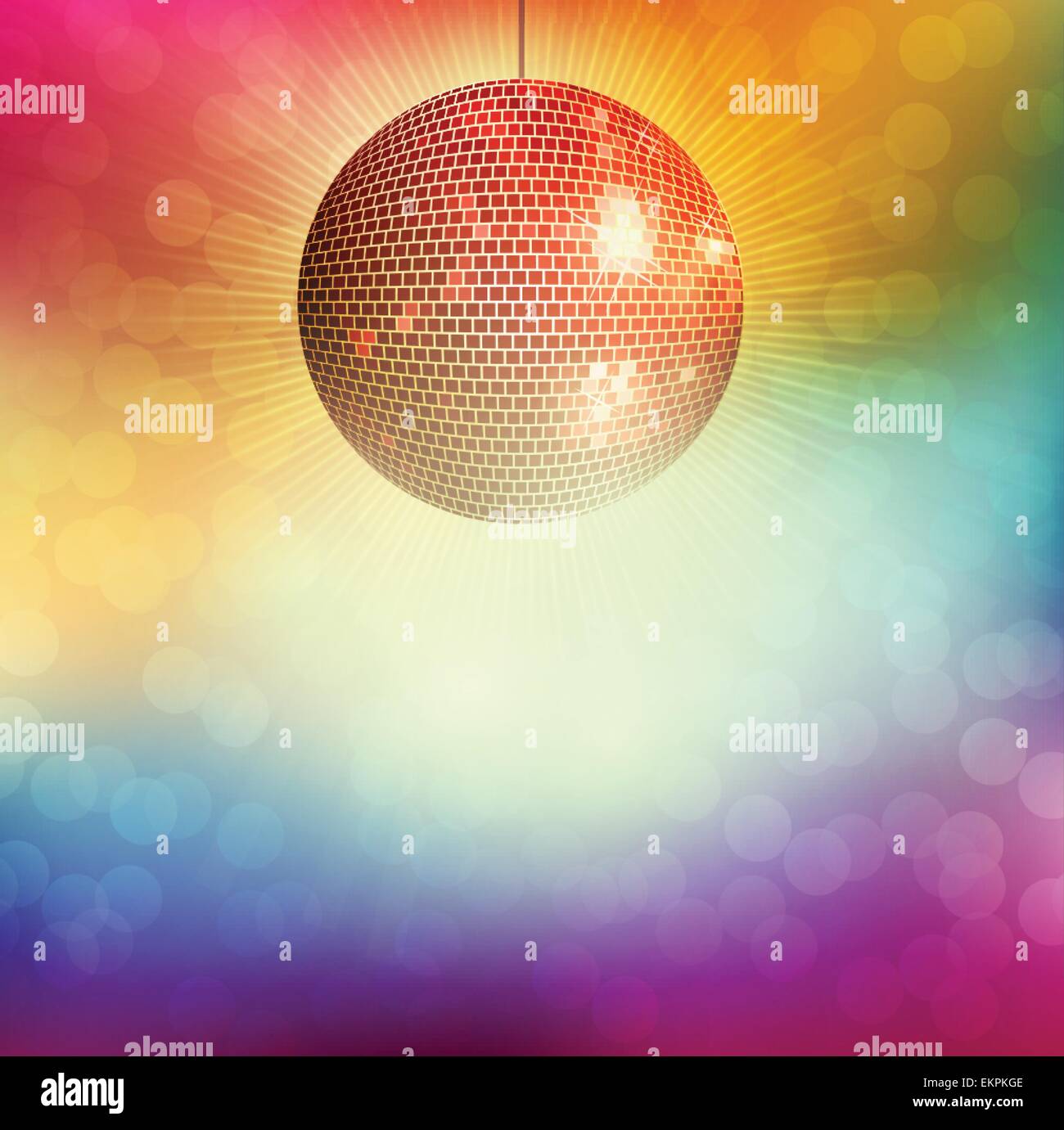 Abstract disco ball background Stock Vector Images - Alamy