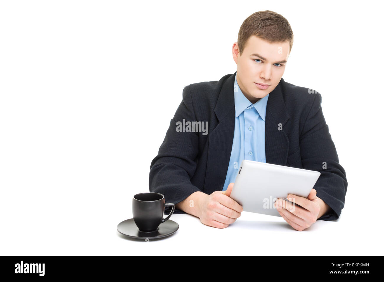 Handsome caucasian businessman Cut Out Stock Images & Pictures - Alamy