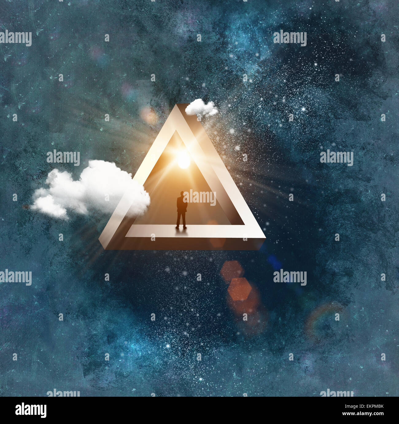 Triangle silhouette hi-res stock photography and images - Alamy