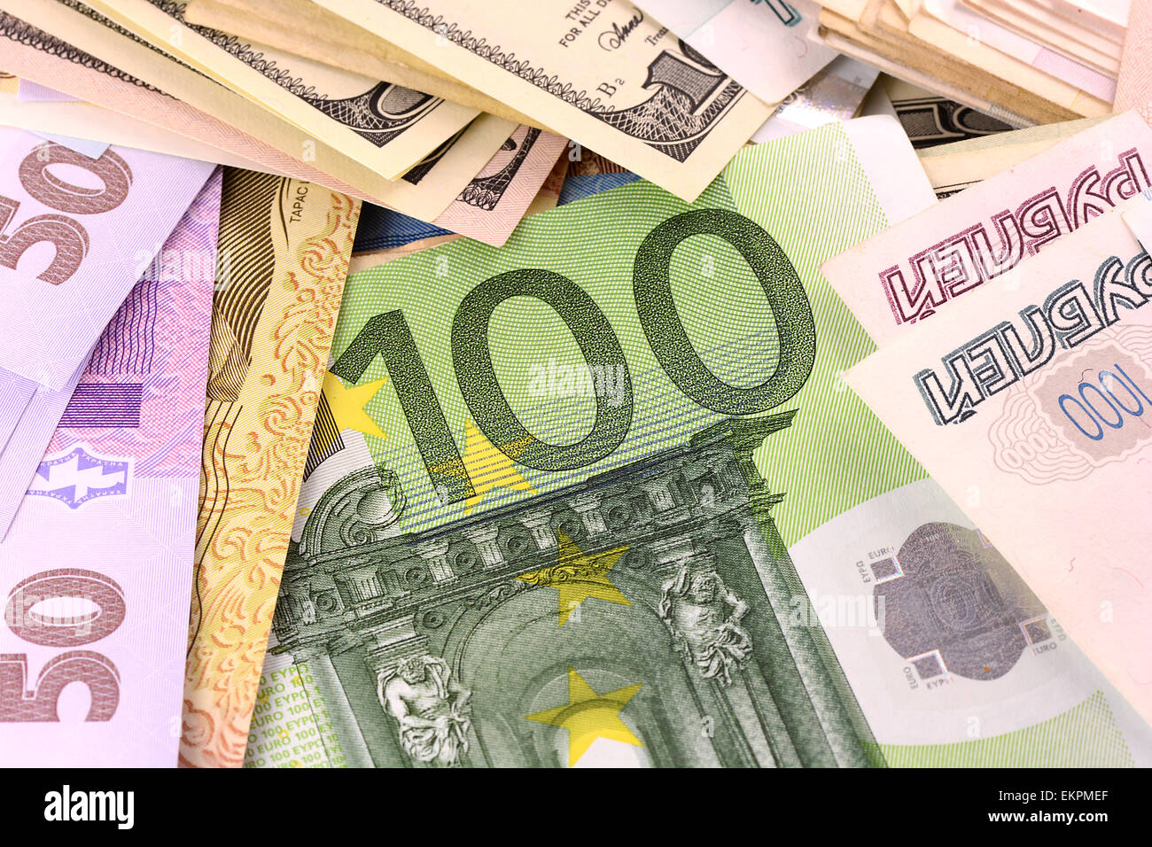 european money set background Stock Photo - Alamy