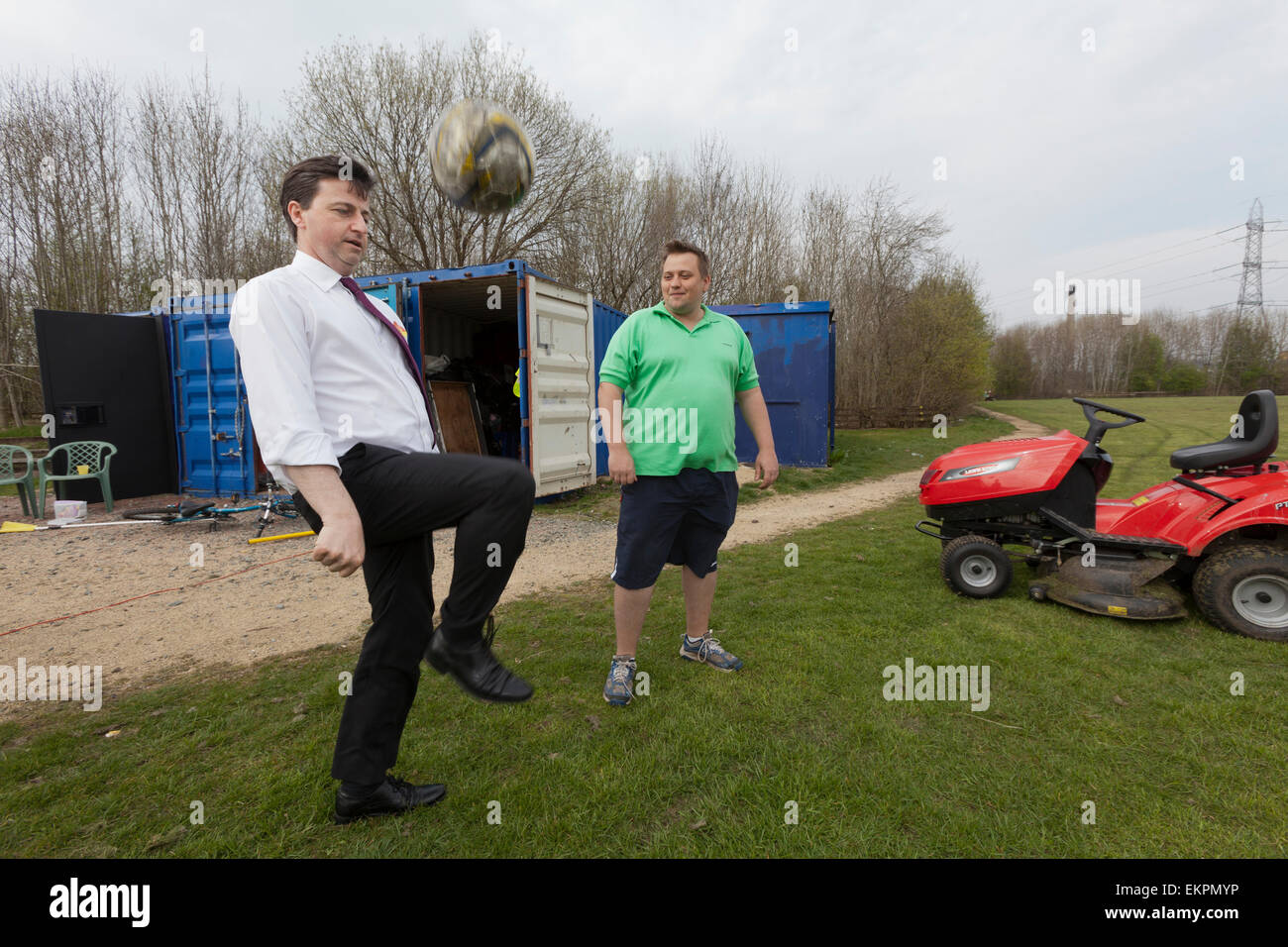 Douglas Alexander, MP (Labour), takes his campaign door-to-door around ...