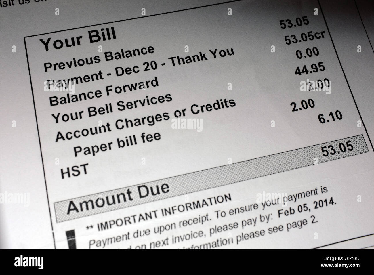 Previous invoice hi-res stock photography and images - Alamy