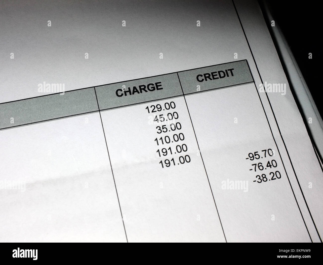 Credit column hi-res stock photography and images - Alamy