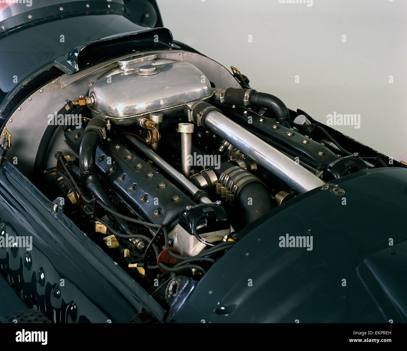 1950 BRM V16 engine Stock Photo - Alamy
