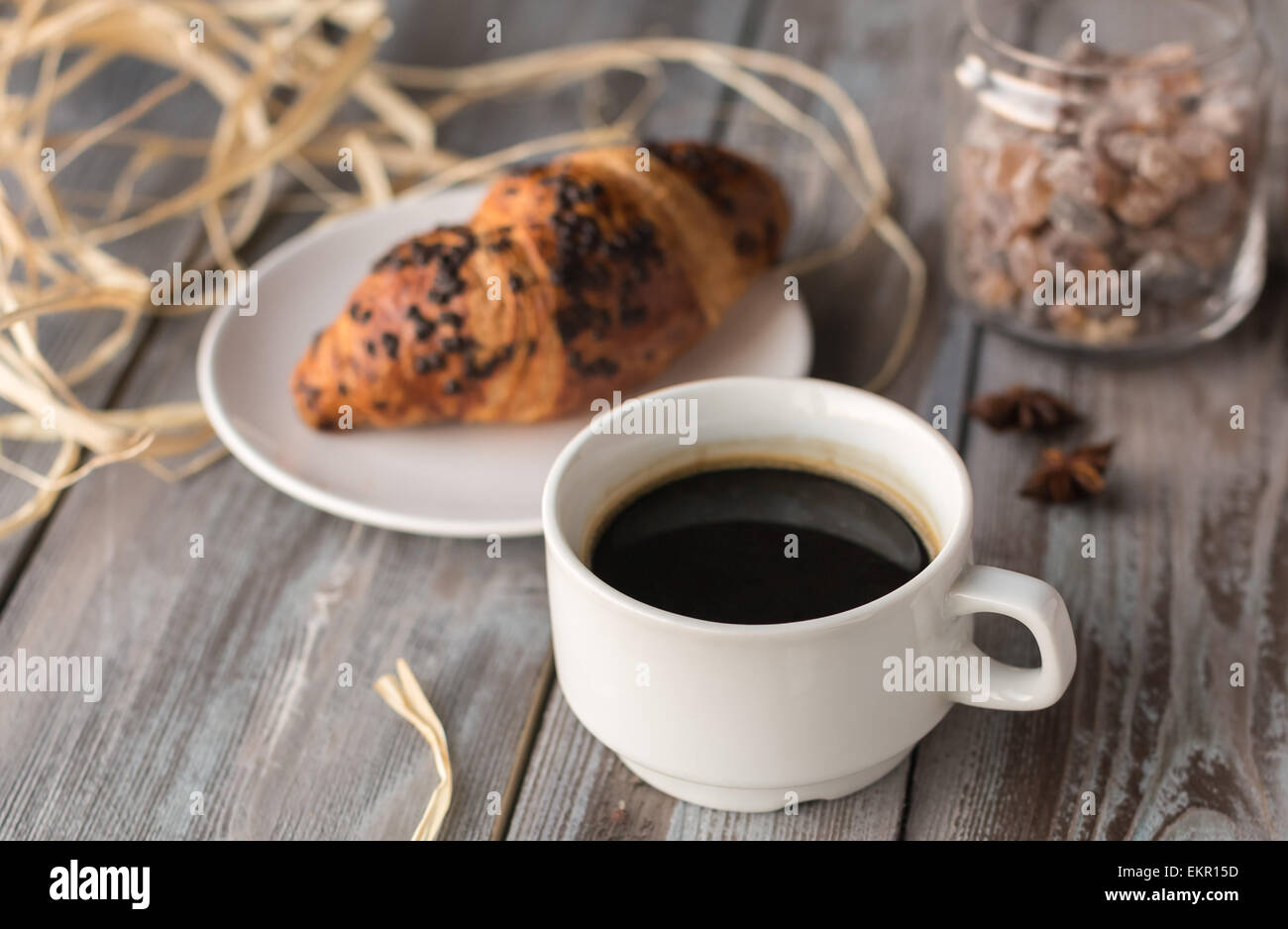 breakfast of coffee Stock Photo - Alamy