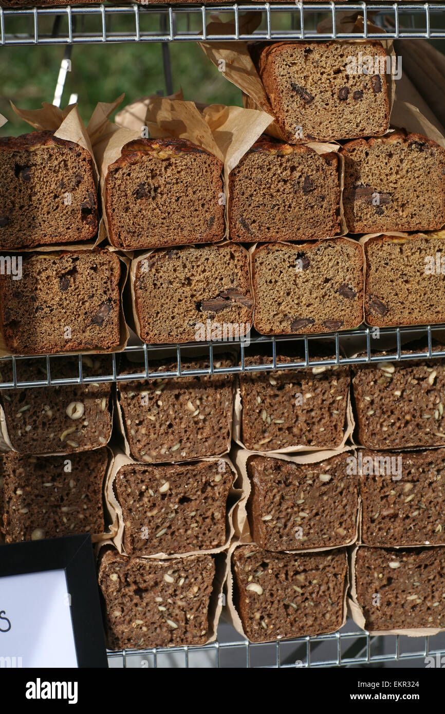 Speciality bread stall at Farmers Market, Alexandra Palace, London ...