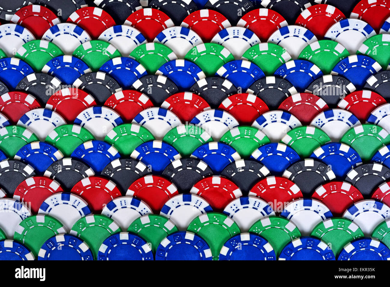 many color poker chips background, close up Stock Photo - Alamy