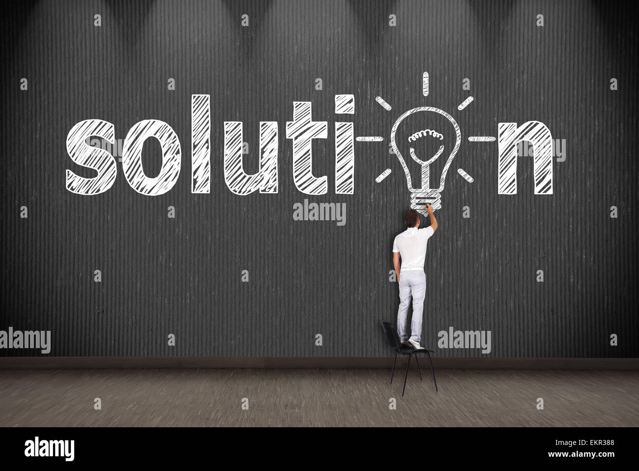 Solution standing hi-res stock photography and images - Alamy