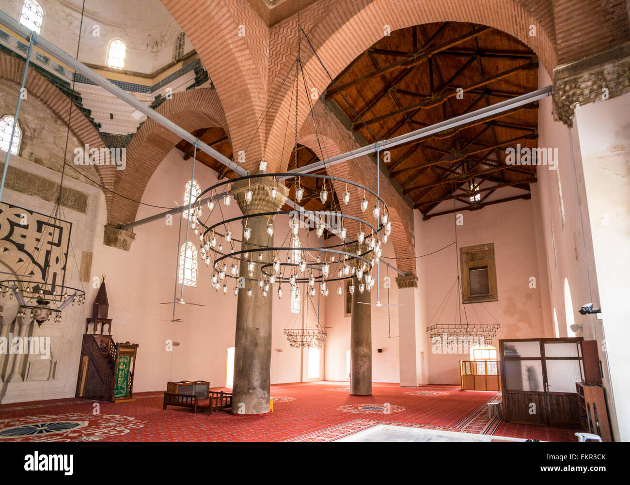 Isa Bey Mosque Interior, Selcuk, İzmir Province, Aegean Region, Turkey ...