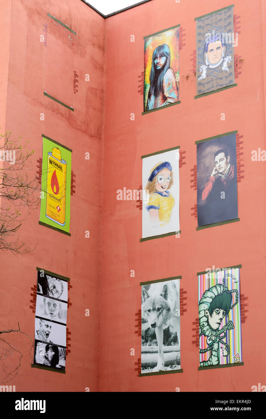 Art installation in the creative quarter of Nottingham -Lace market ...