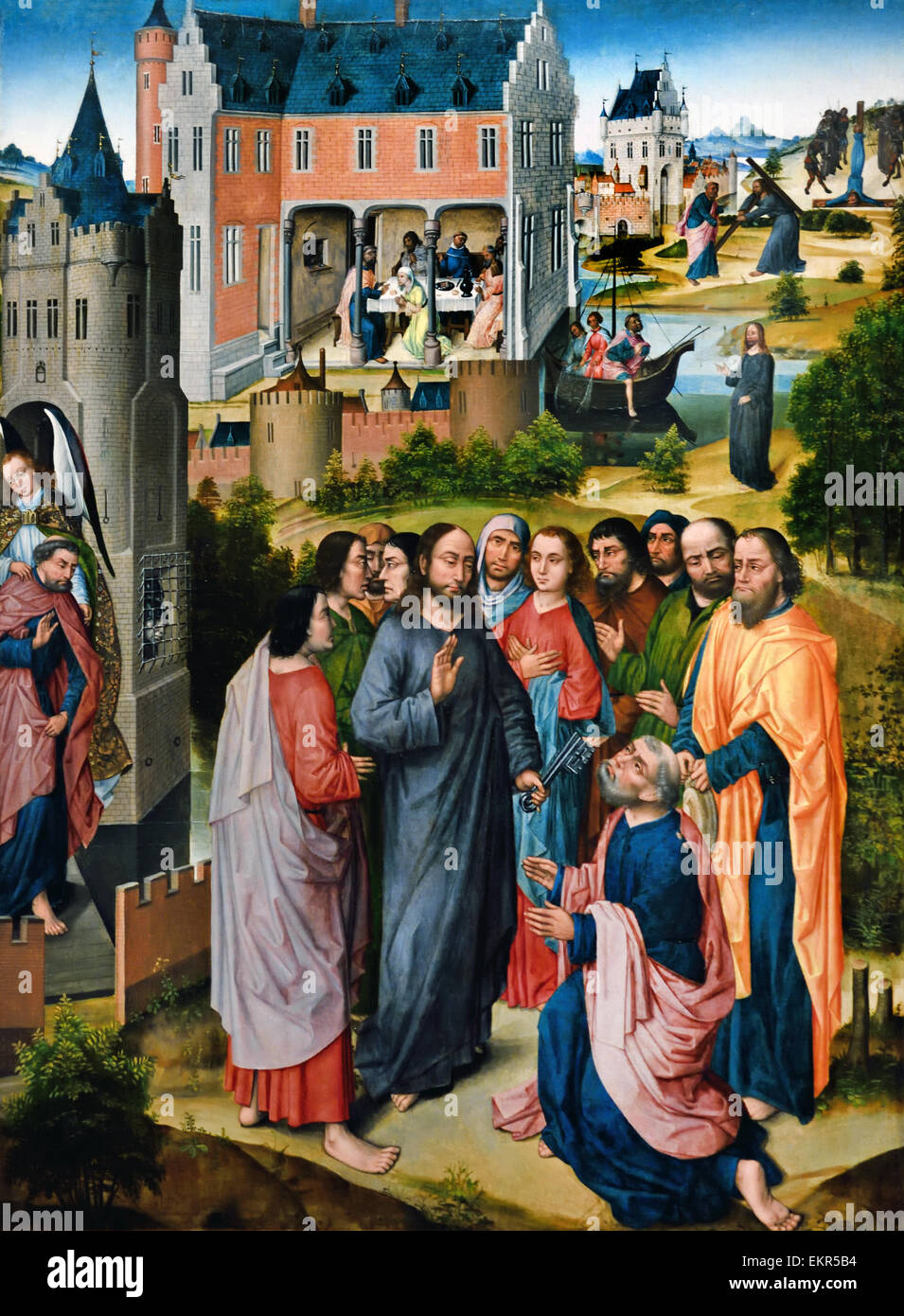 15th century triptych paintings hi-res stock photography and images - Alamy