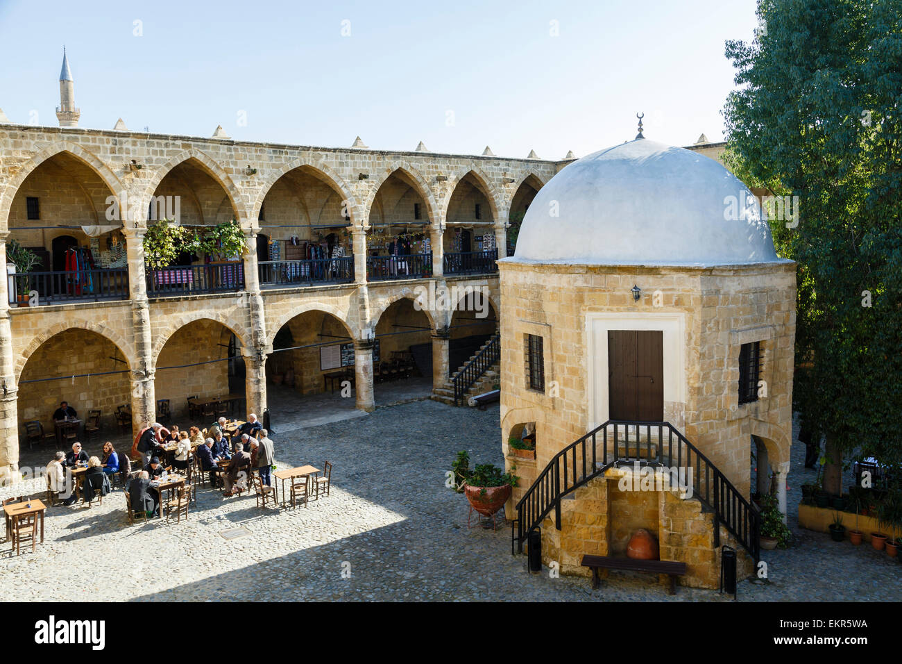 The Büyük Han, Lefkosa (Nicosia), Northern Cyprus Stock Photo - Alamy
