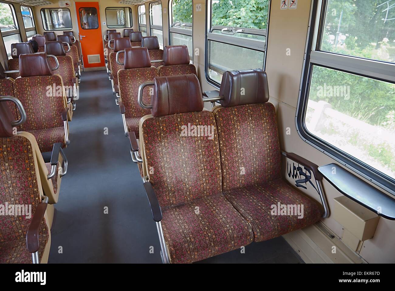 Interior of passenger train hi-res stock photography and images - Alamy
