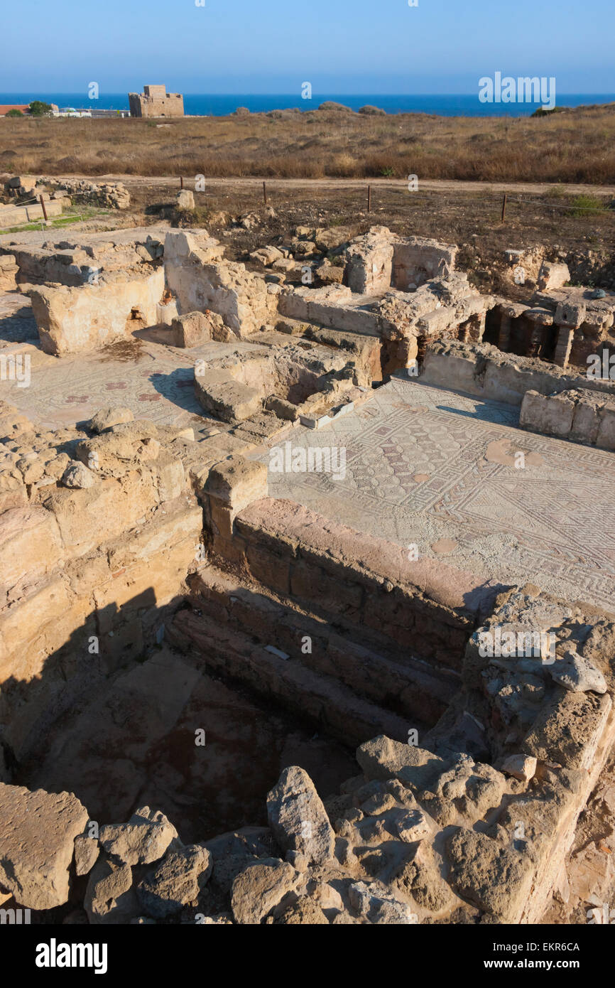 House of Theseus in the Archaeological Park, Paphos (Pafos), Republic ...