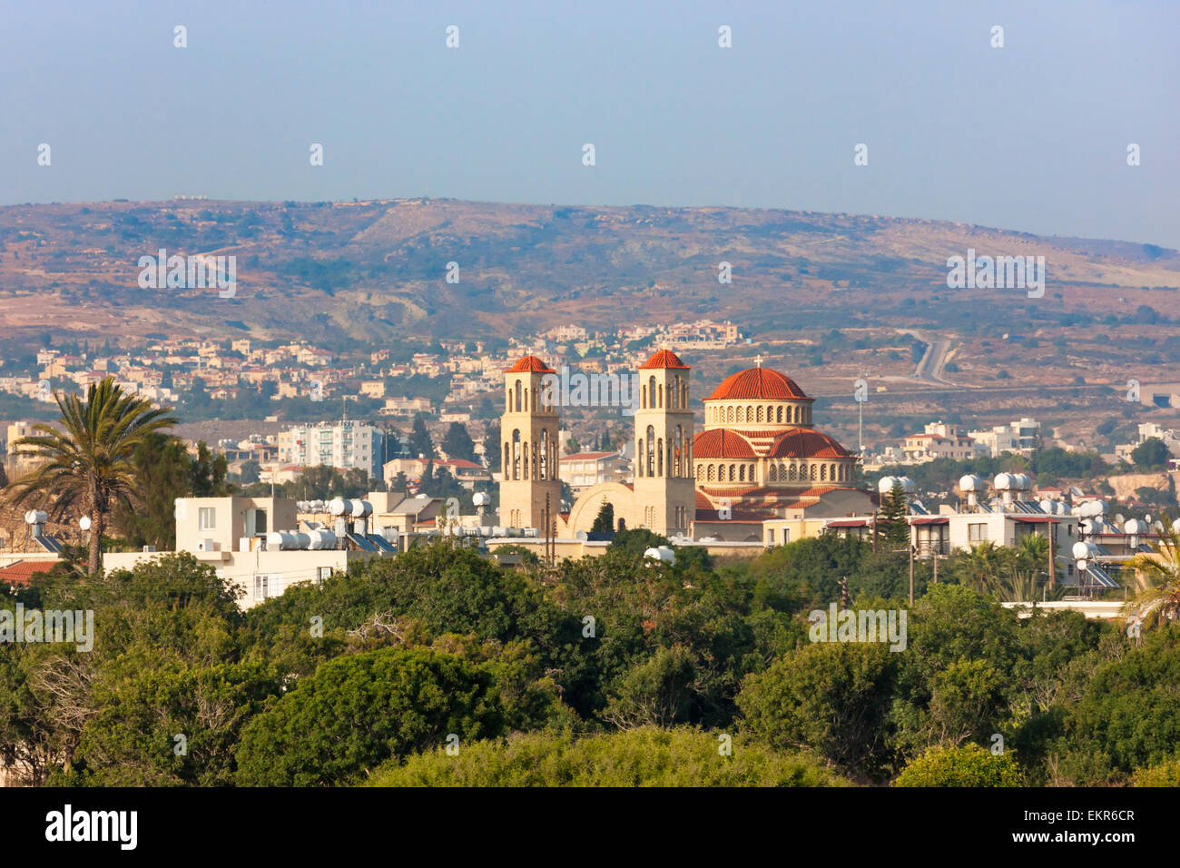Cityscape of Paphos (Pafos), Republic of Cyprus Stock Photo - Alamy