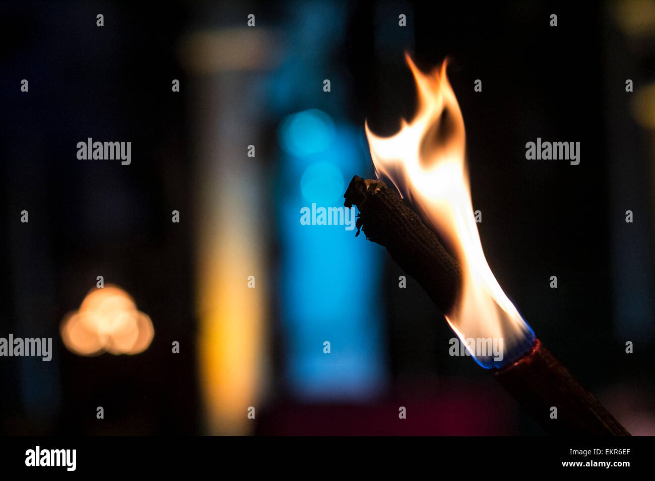 Flaming torch hi-res stock photography and images - Alamy