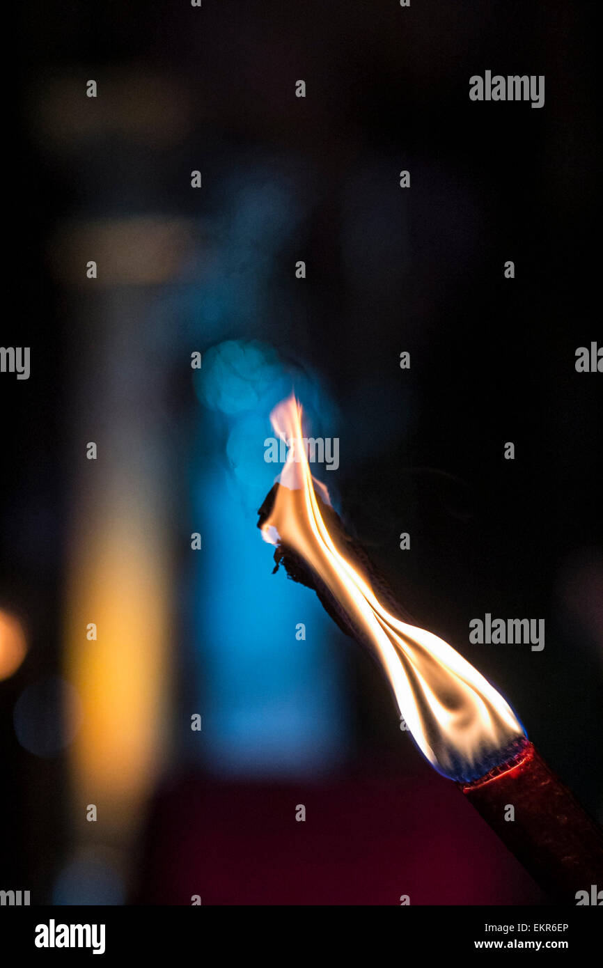Flaming torch hi-res stock photography and images - Alamy