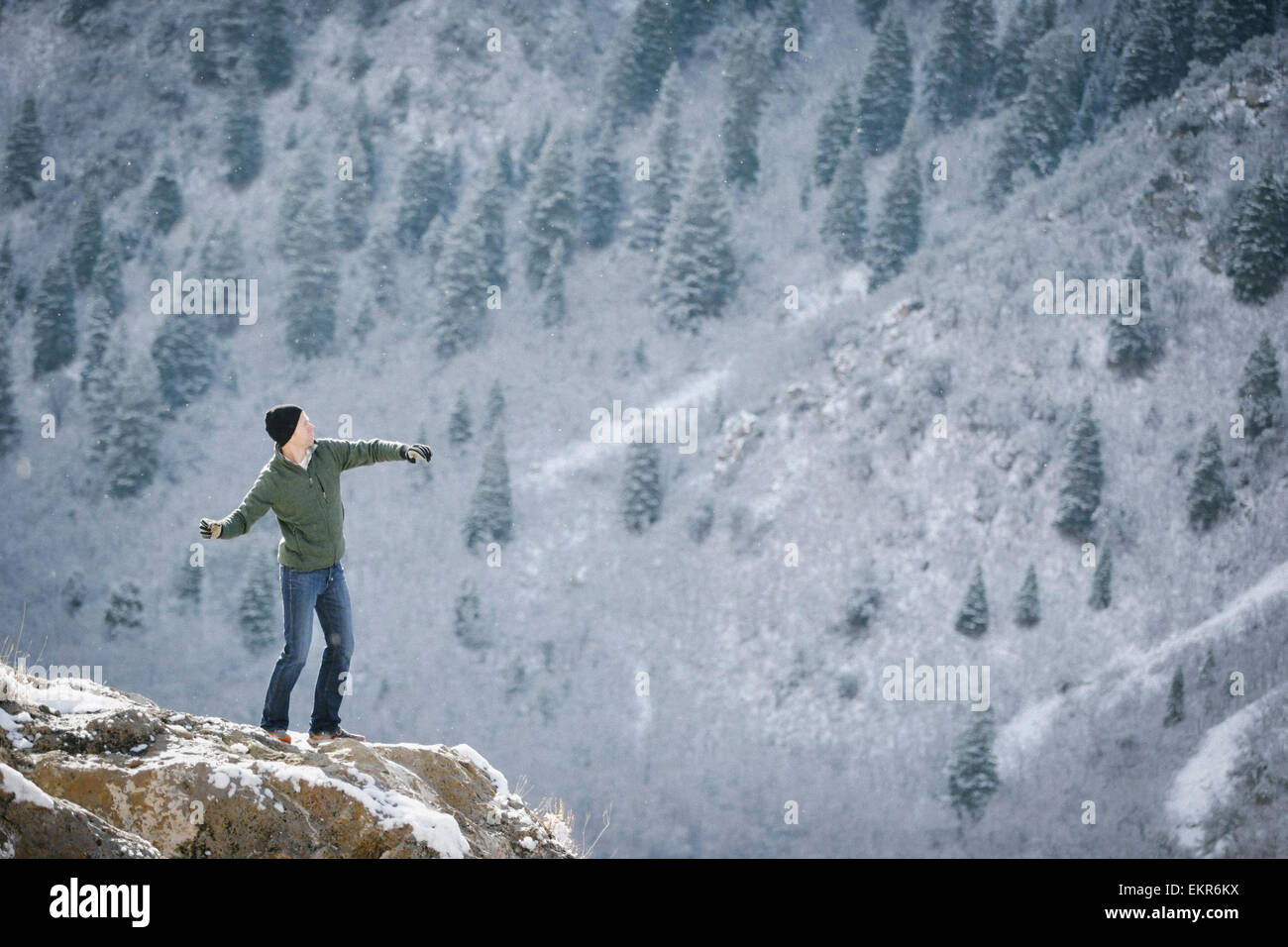 Man in rock hi-res stock photography and images - Alamy