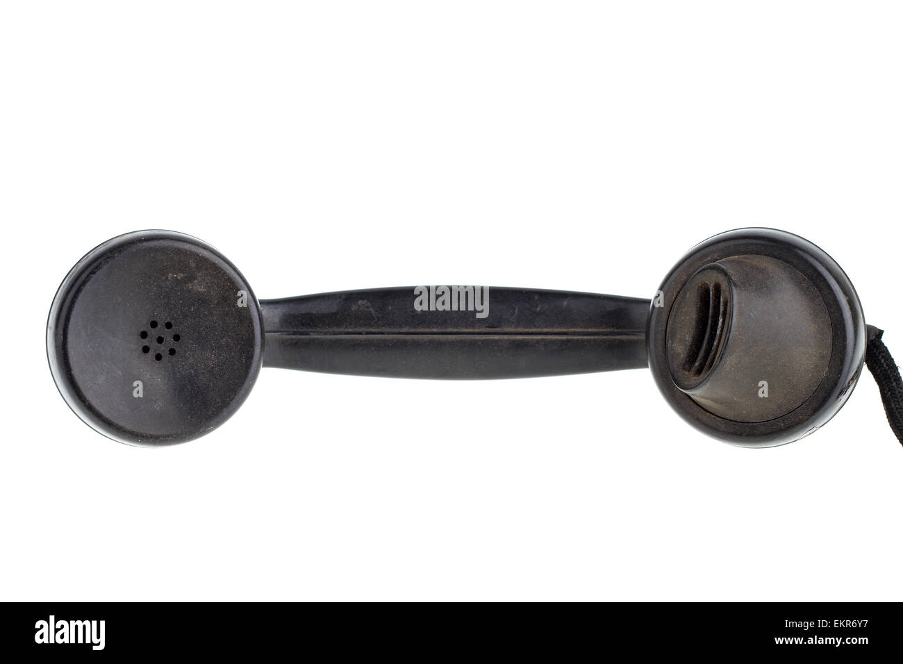 Old Retro telephone - earphone Stock Photo - Alamy