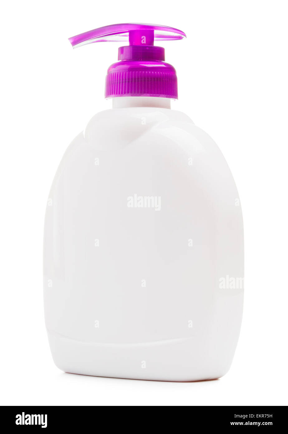 plastic bottle of cleaning product, isolated on white Stock Photo - Alamy