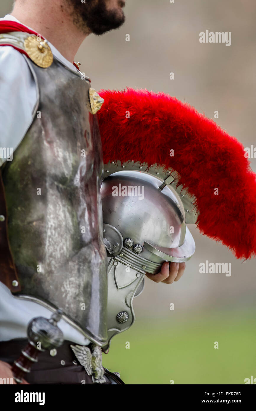 Roman soldier helmet hi-res stock photography and images - Alamy