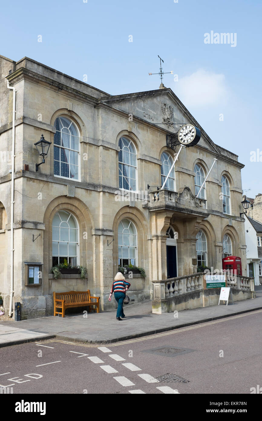 Old Town Hall Corsham Wiltshire Stock Photo - Alamy