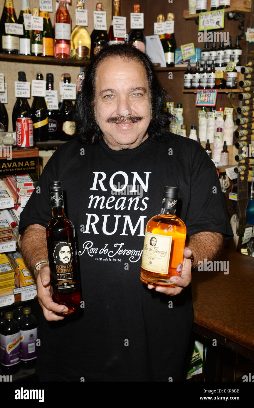 Ron Jeremy attends a rum bottle signing at Gerry's in Soho Featuring ...