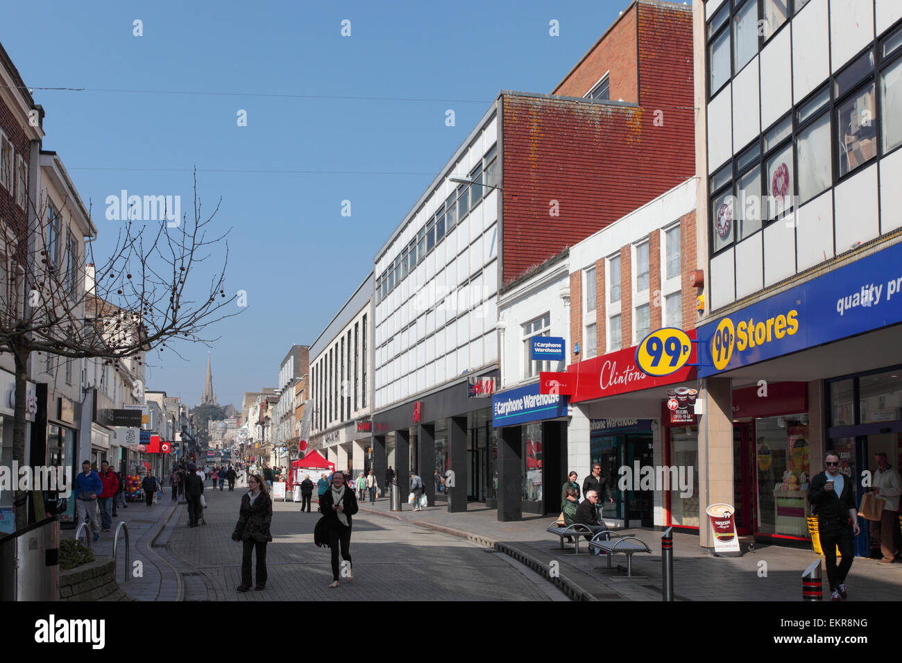Union Street, Torquay Stock Photo - Alamy