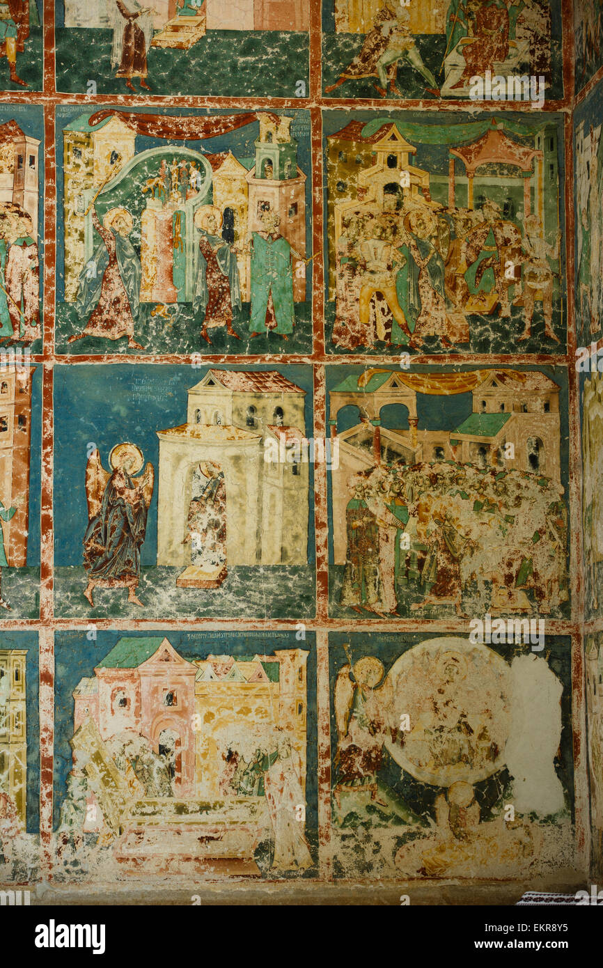 Arbore church, one of the six painted churches in northern Moldavia ...