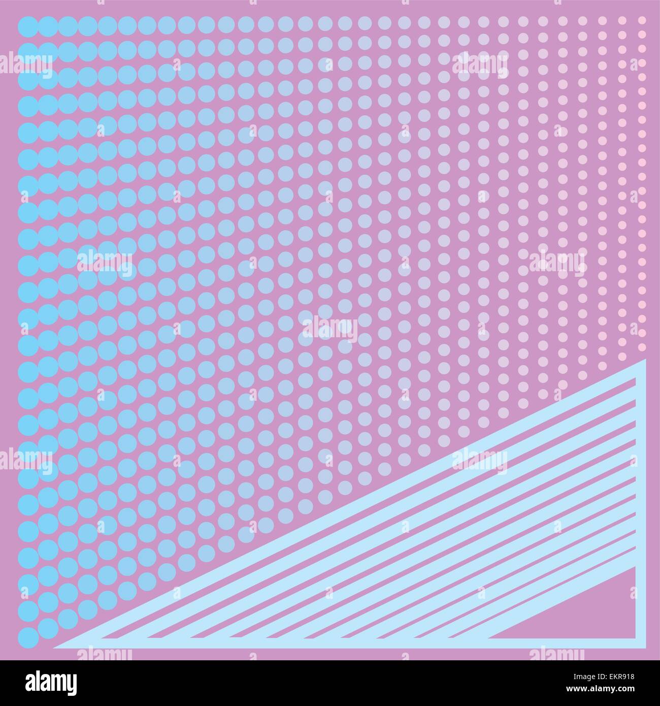 Pink blue graphic vector abstraction from geometrical figures Stock ...