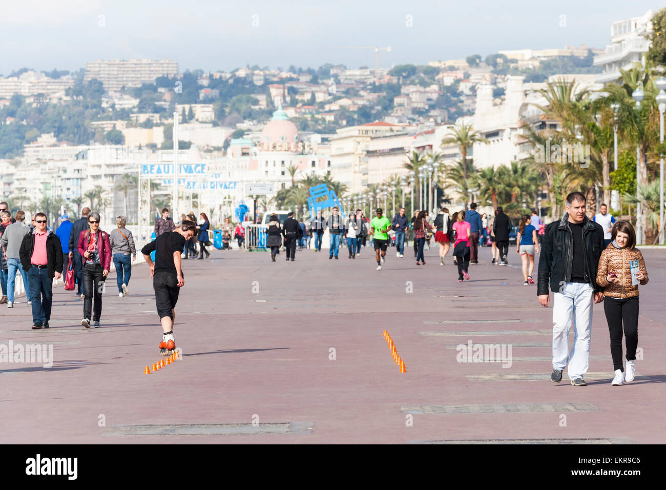 Promenade des Anglais Stock Photo - Alamy