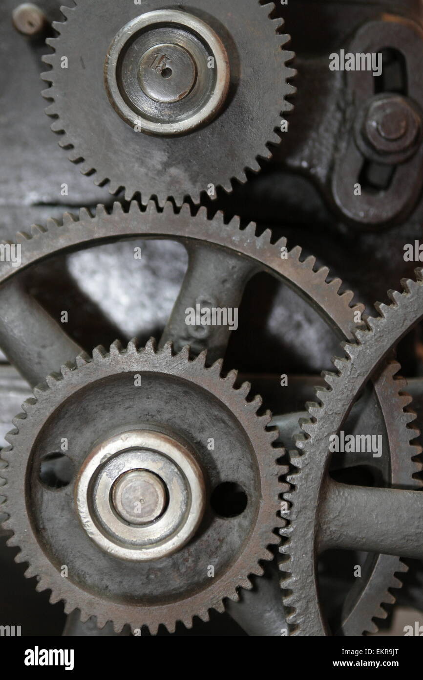 Tandem junction. Transmission gear Stock Photo - Alamy