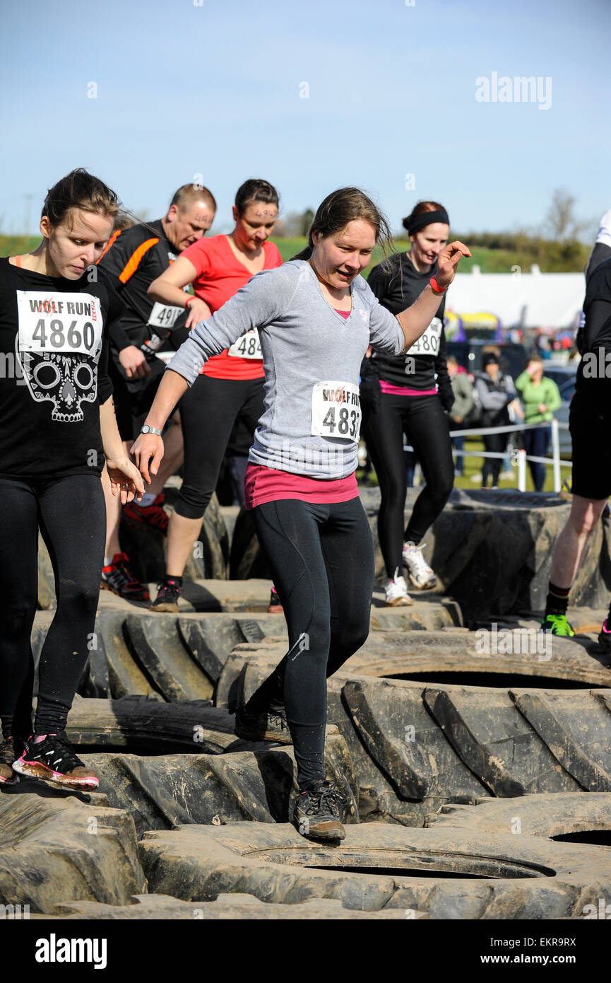 Leaminghton Spa, Warwickshire, UK, Sunday, 12th April, 2015. The Wolf ...
