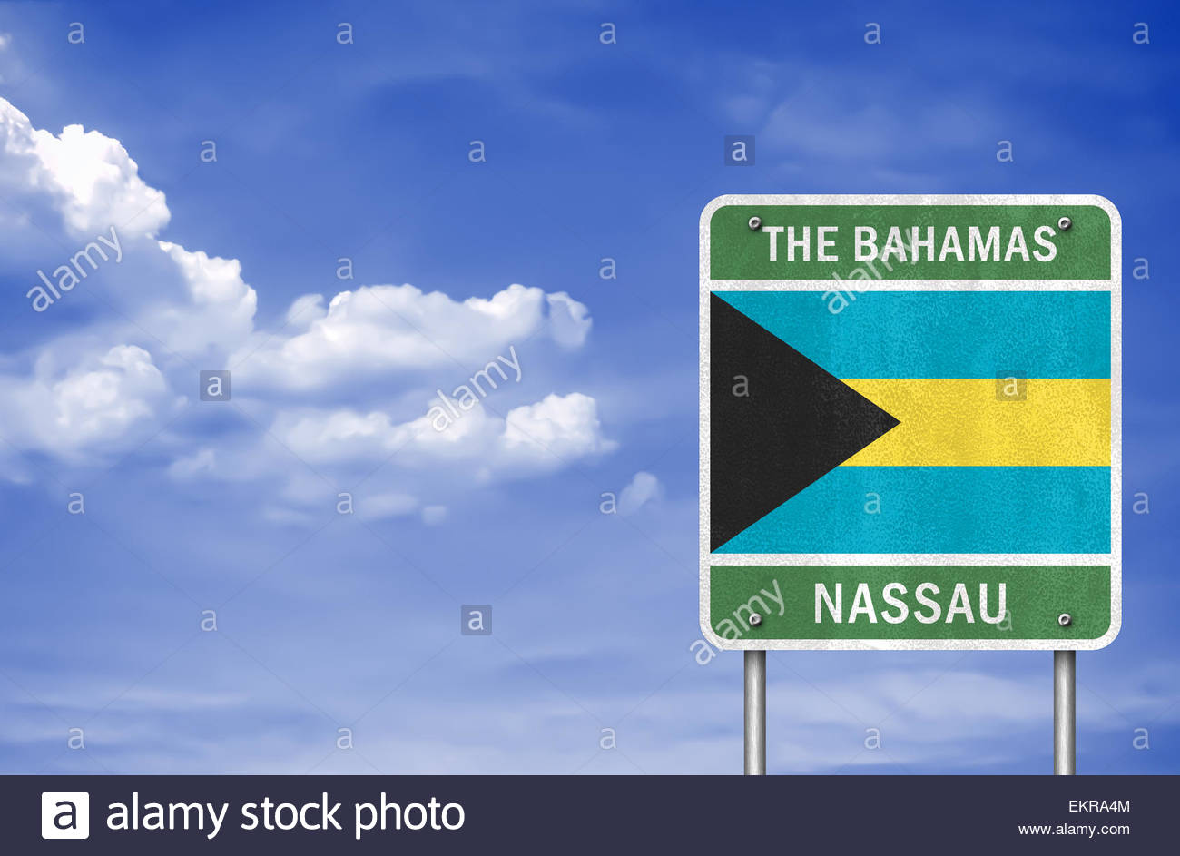 Bahamas Flag Stock Photos & Bahamas Flag Stock Images - Alamy