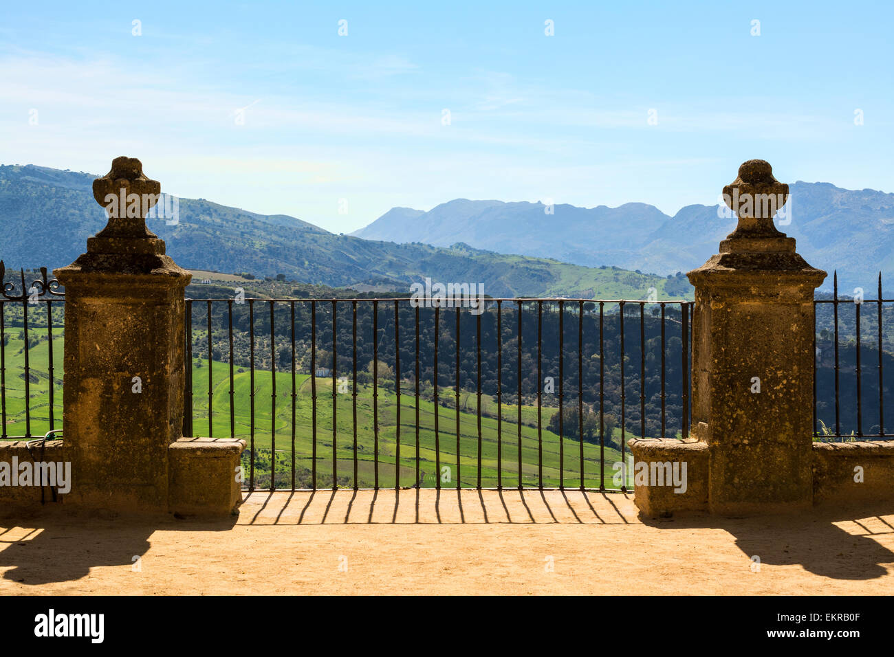 Scenic View of Valley in Ronda, Spain Stock Photo - Alamy