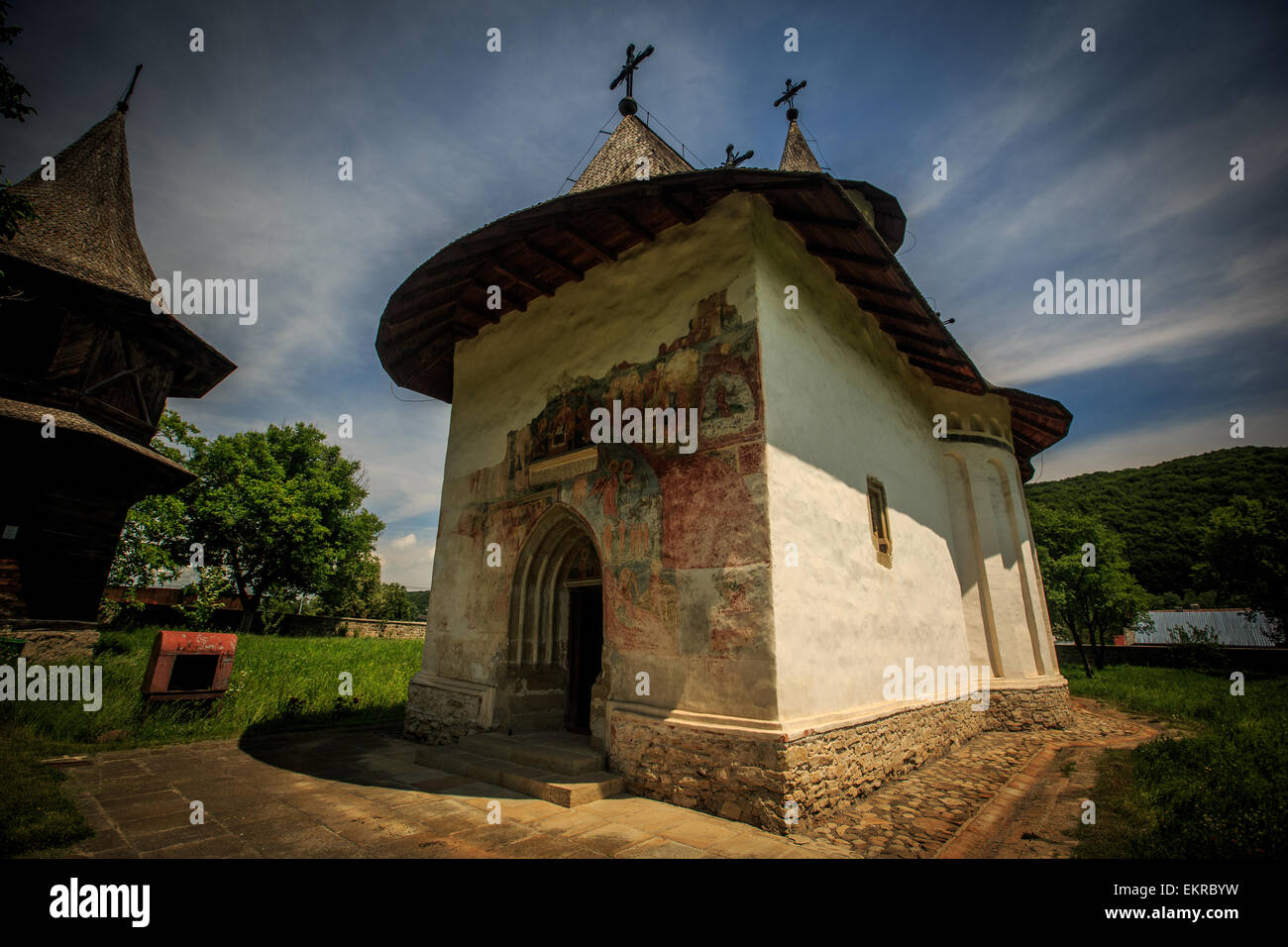 Patrauti Monastery - one of the many painted monasteries in Bucovina ...