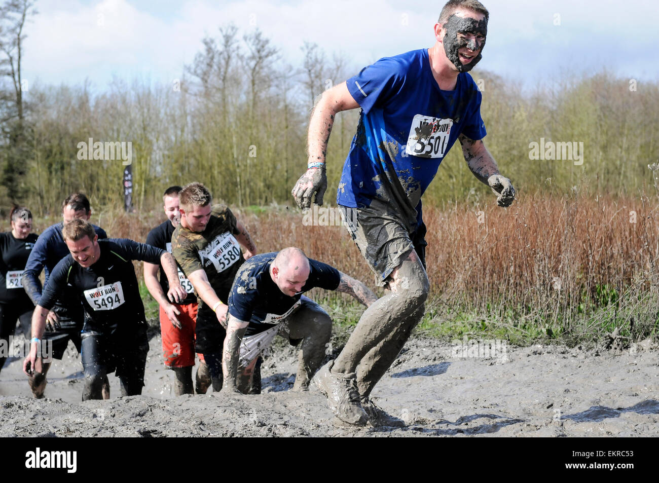 Leaminghton Spa, Warwickshire, UK, Sunday, 12th April, 2015. The Wolf ...