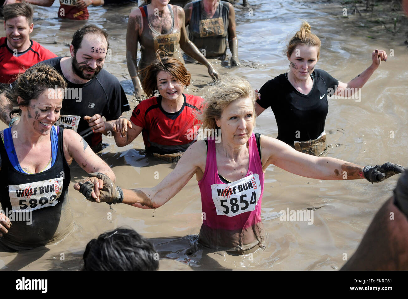 Leaminghton Spa, Warwickshire, UK, Sunday, 12th April, 2015. The Wolf ...