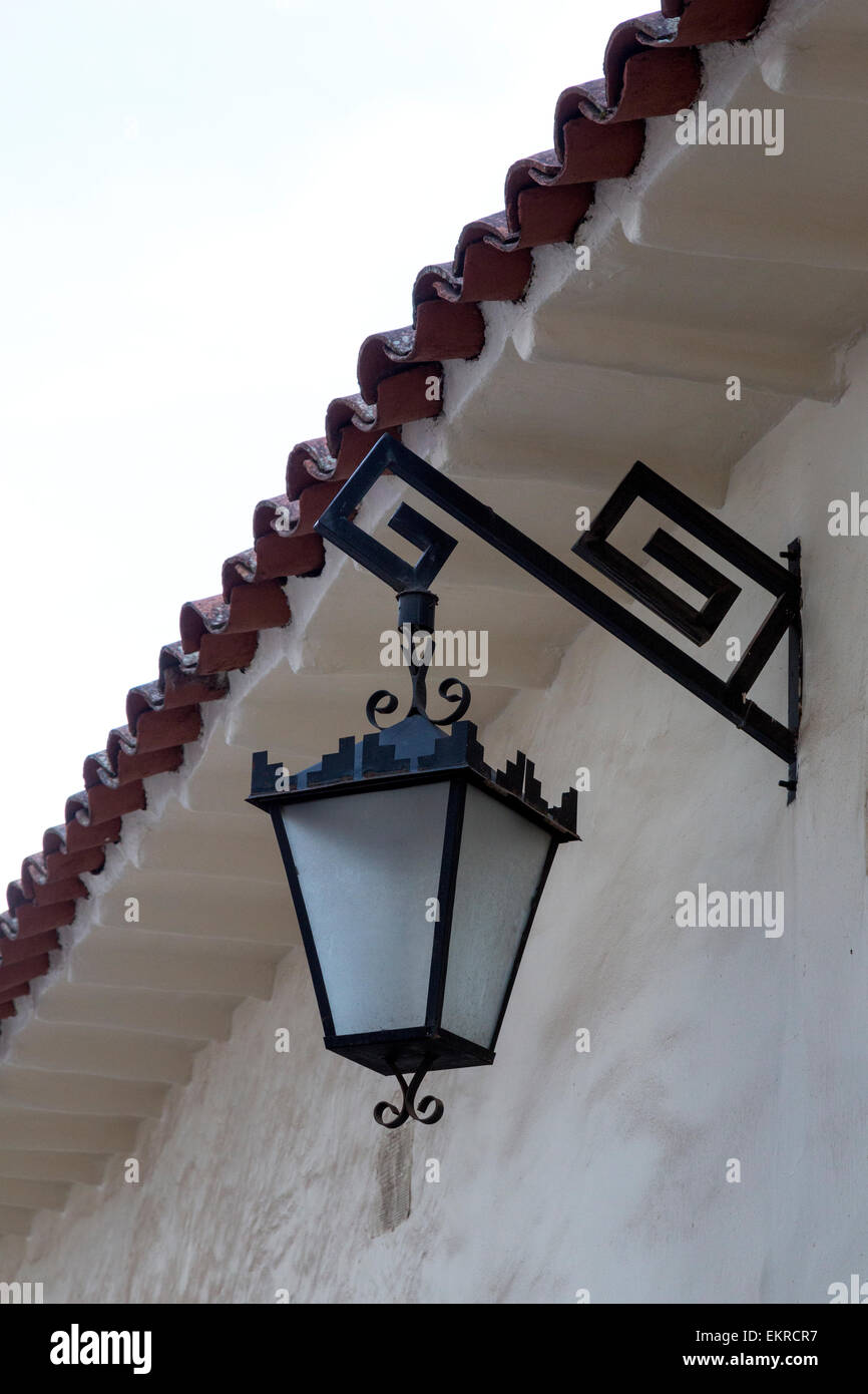 Peru, Cusco. Street Light Stock Photo - Alamy