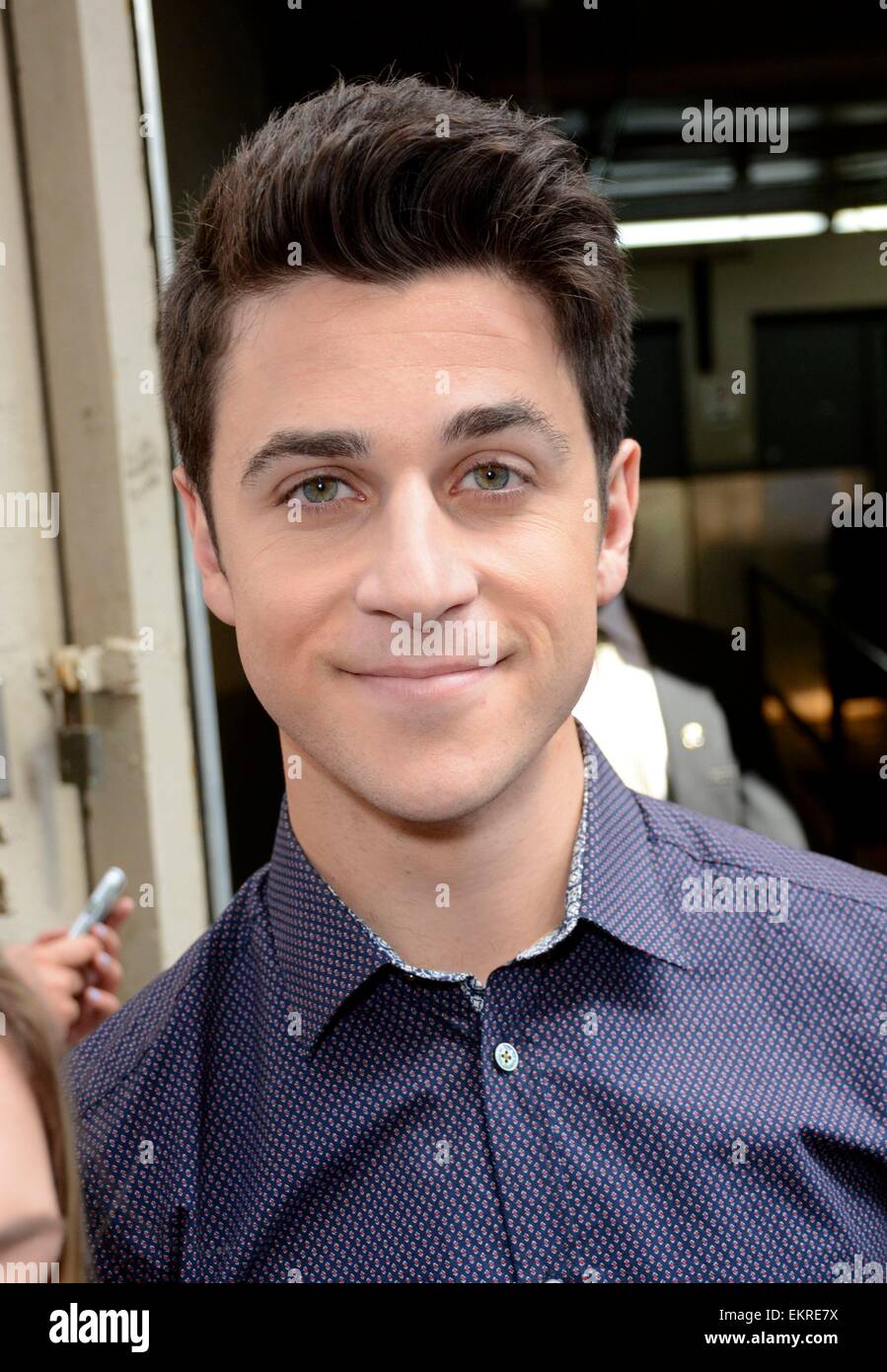 New York, NY, USA. 13th Apr, 2015. David Henrie out and about for ...