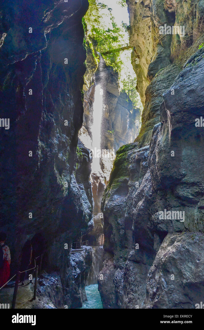 Partnachklamm gorge partnach river hi-res stock photography and images ...