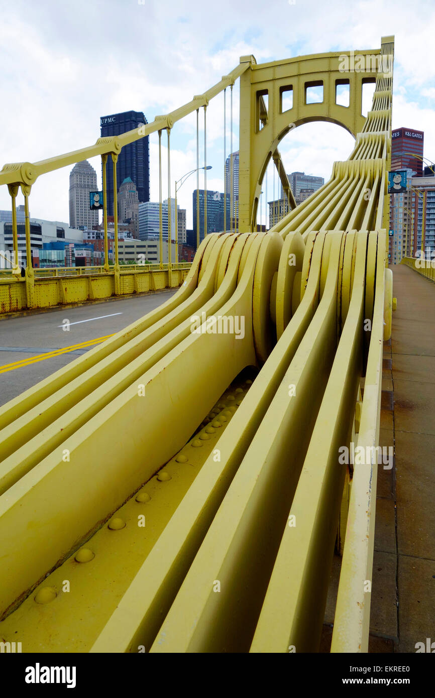 Pittsburgh bridge entrance hi-res stock photography and images - Alamy