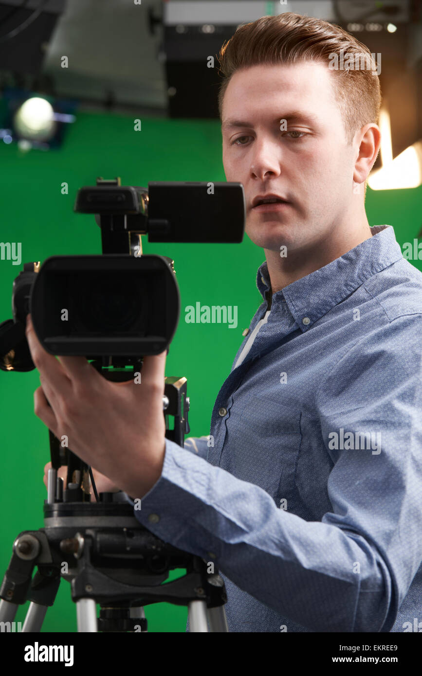 Tv television camera man cameraman hi-res stock photography and images ...