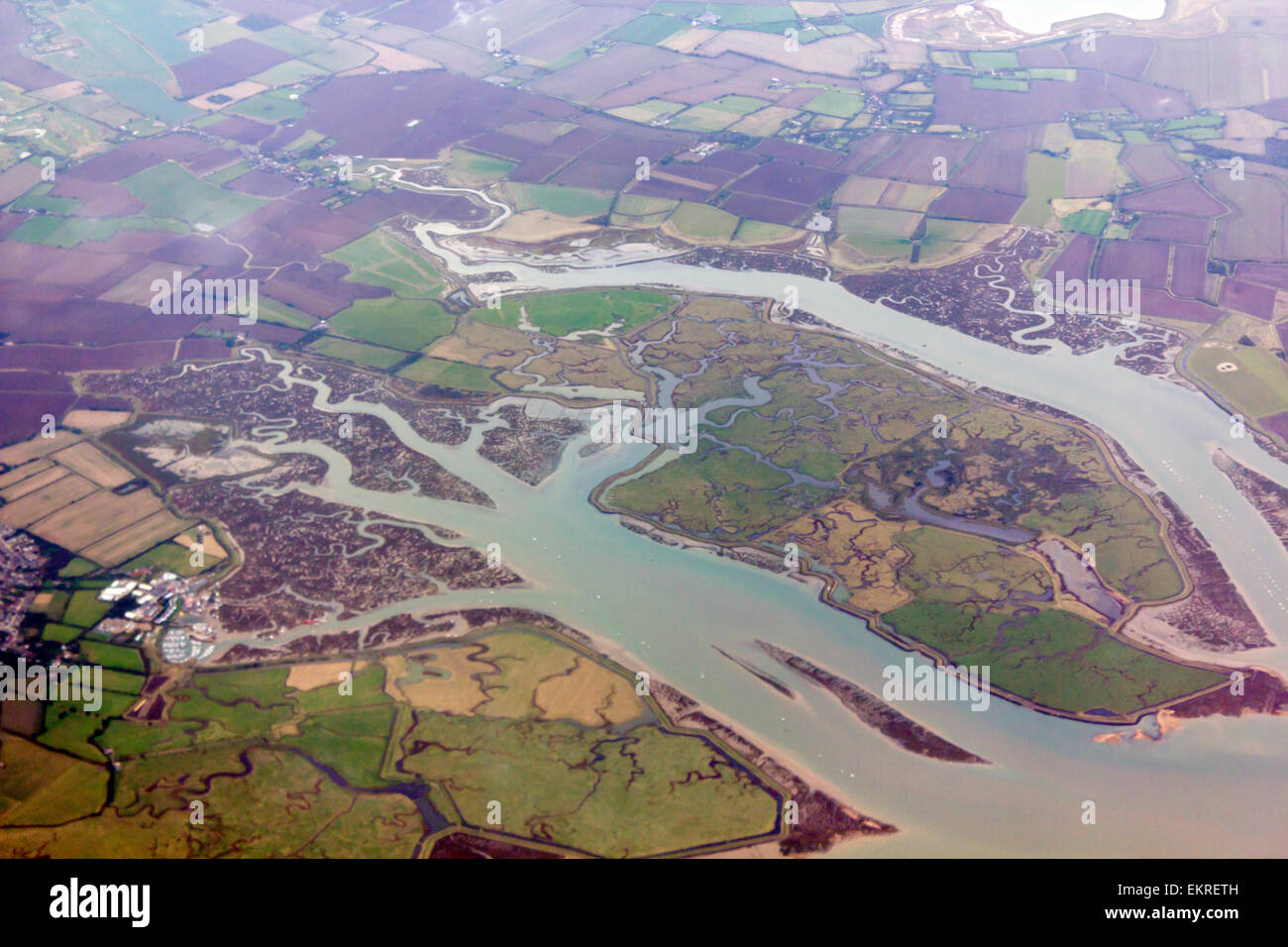 Estuary on the South East Coast of England, UK Stock Photo - Alamy
