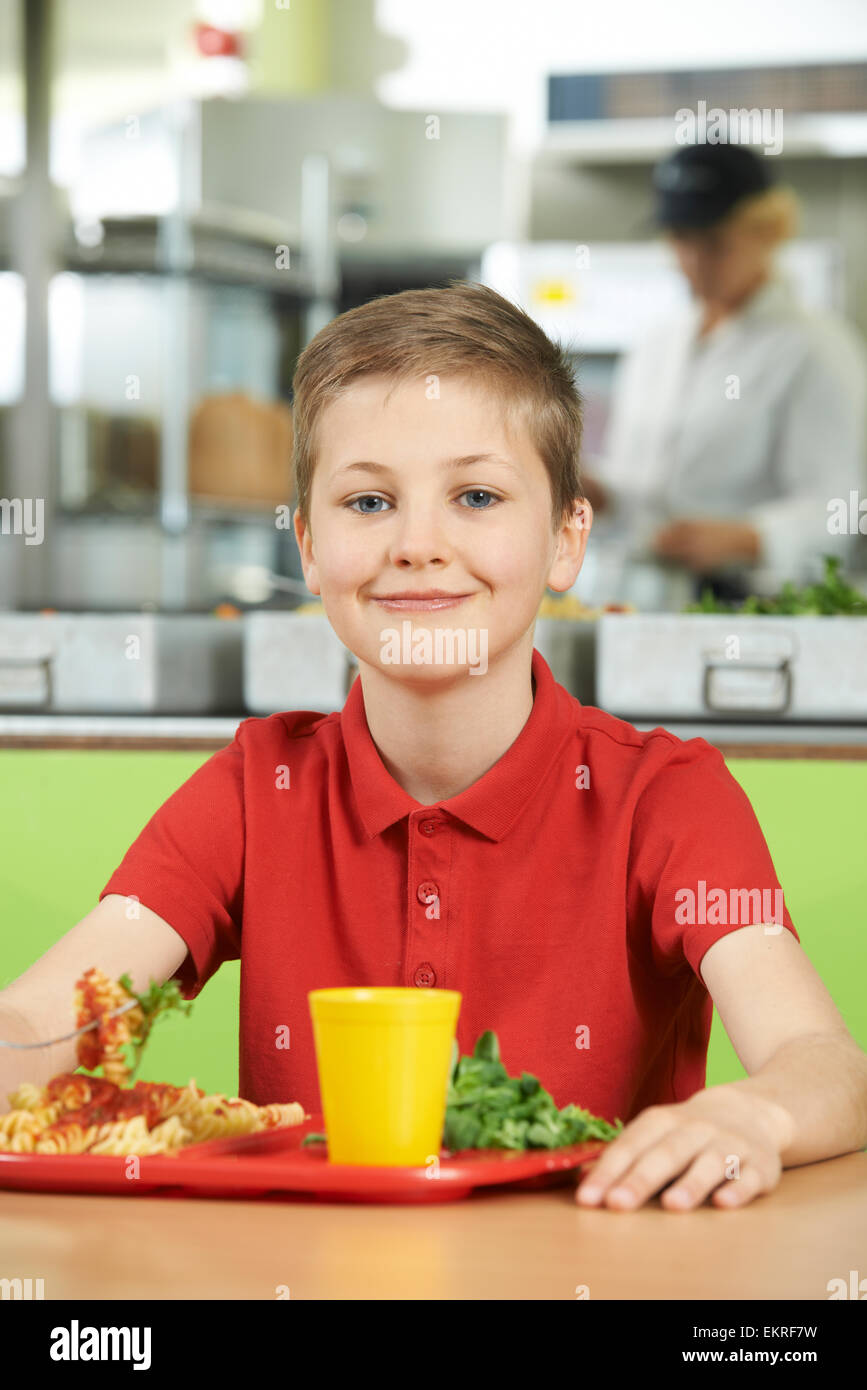 Pupil sitting in school cafeteria hi-res stock photography and images ...