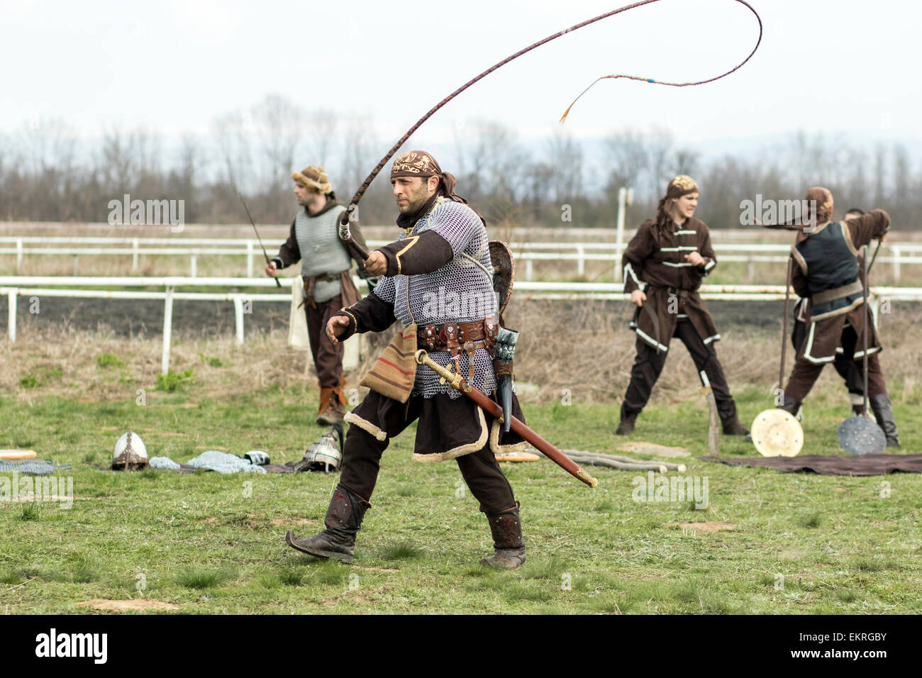 Bankya, Bulgaria. 13th Apr, 2015. The Bagatur School for Ancient ...
