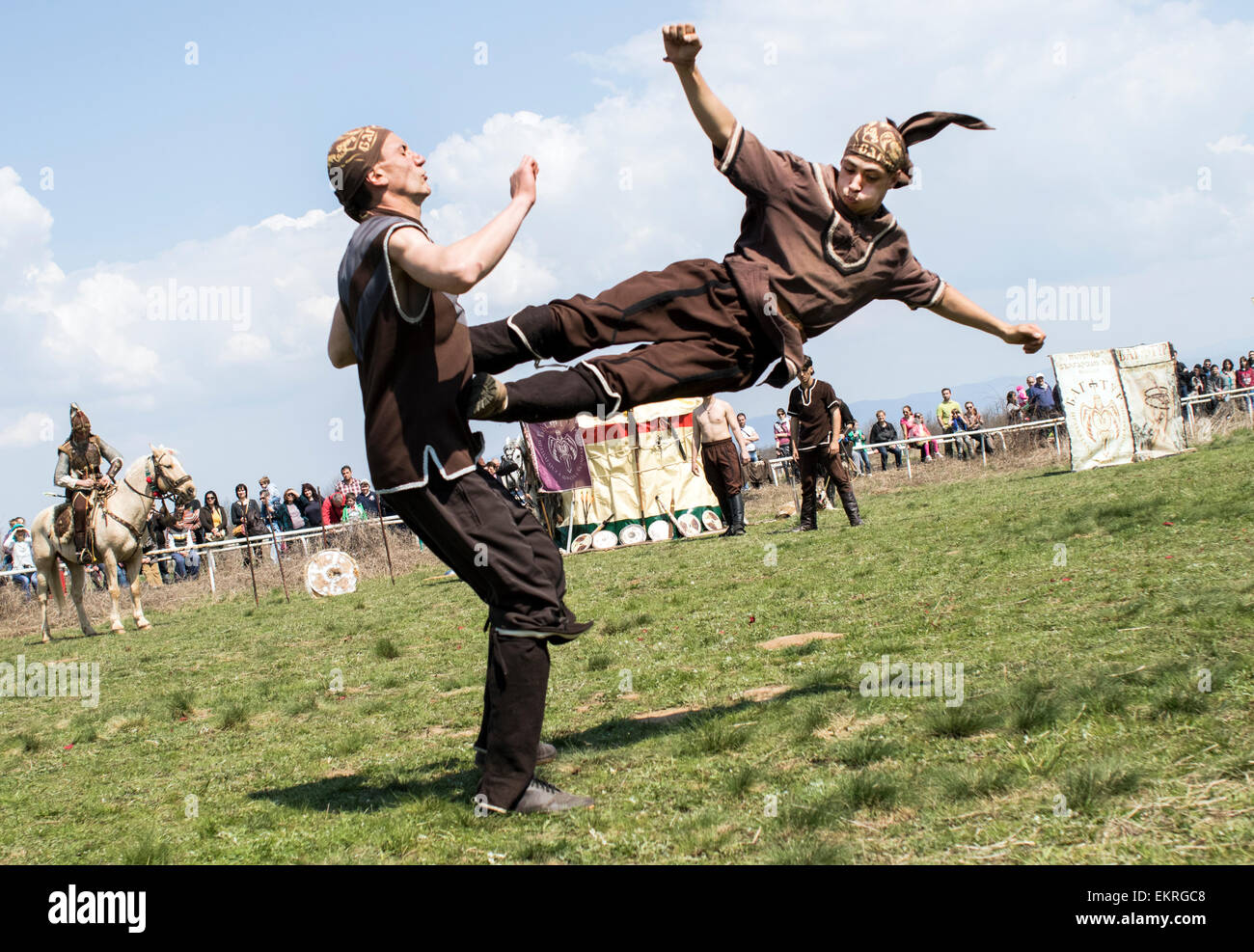 Bankya, Bulgaria. 13th Apr, 2015. The Bagatur School for Ancient ...