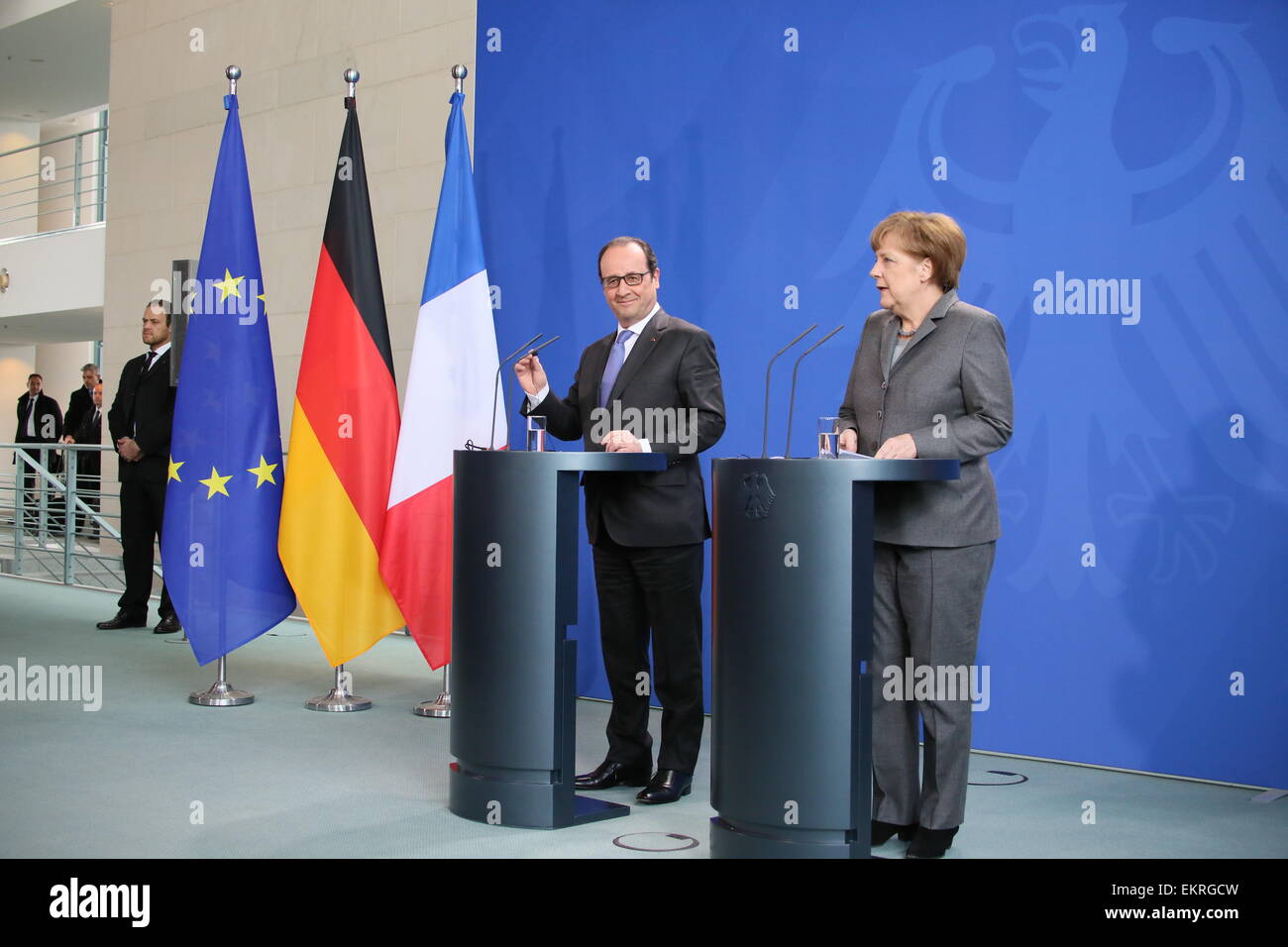 Berlin, Germany. 31st Mar, 2015. Chancellor Angela Merkel and President ...
