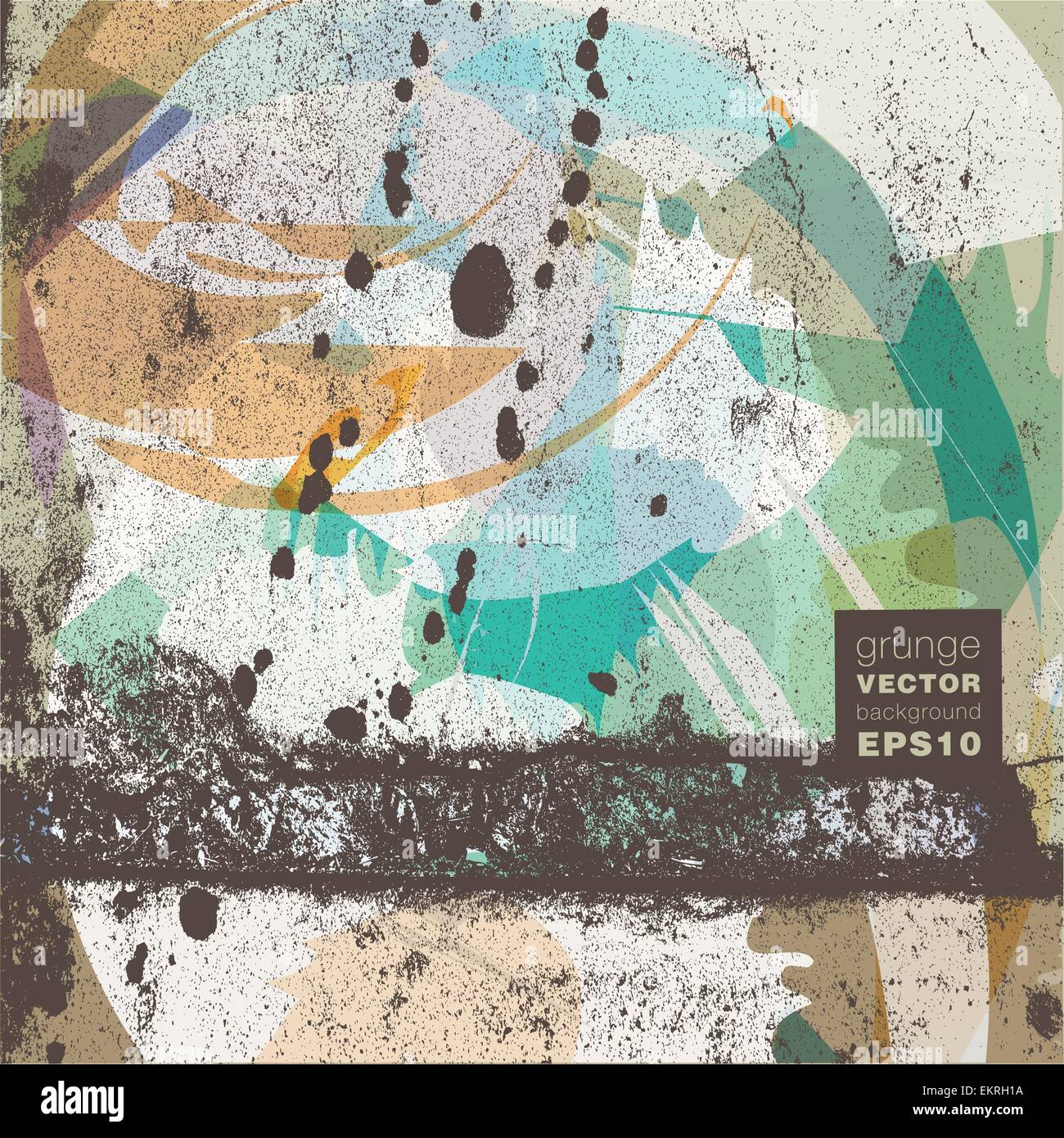 Grunge vector background illustration Stock Vector Image & Art - Alamy